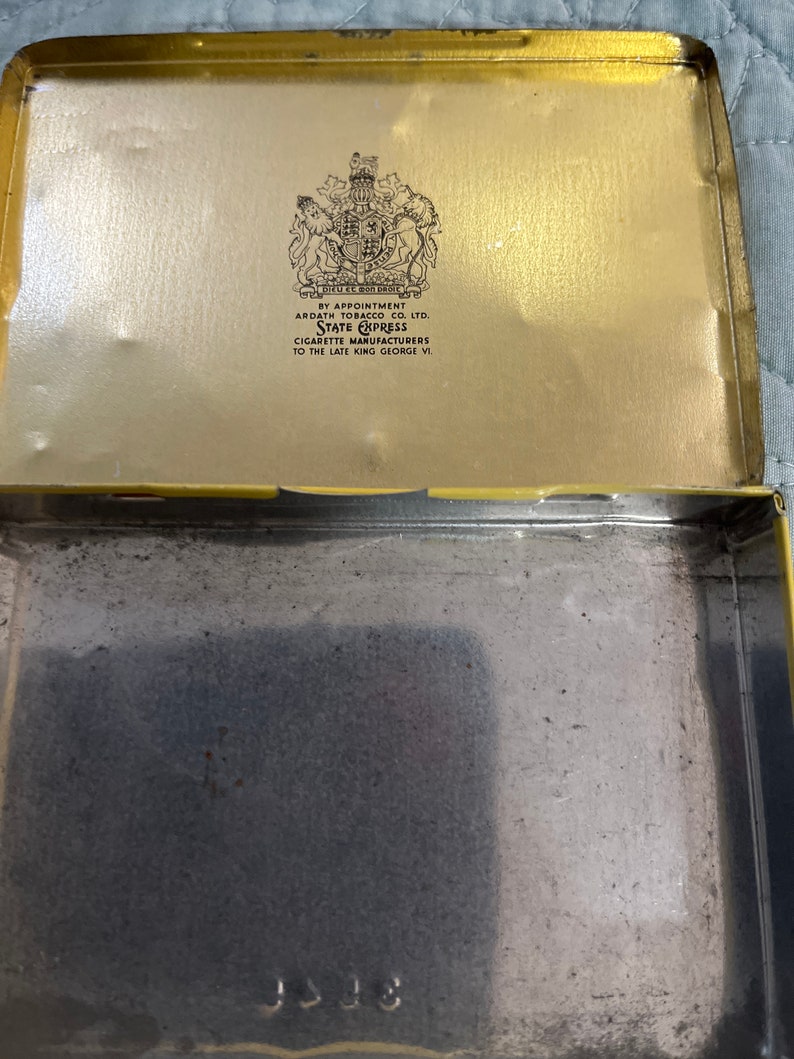 Vintage State Express Cigarette Tin Box - Etsy