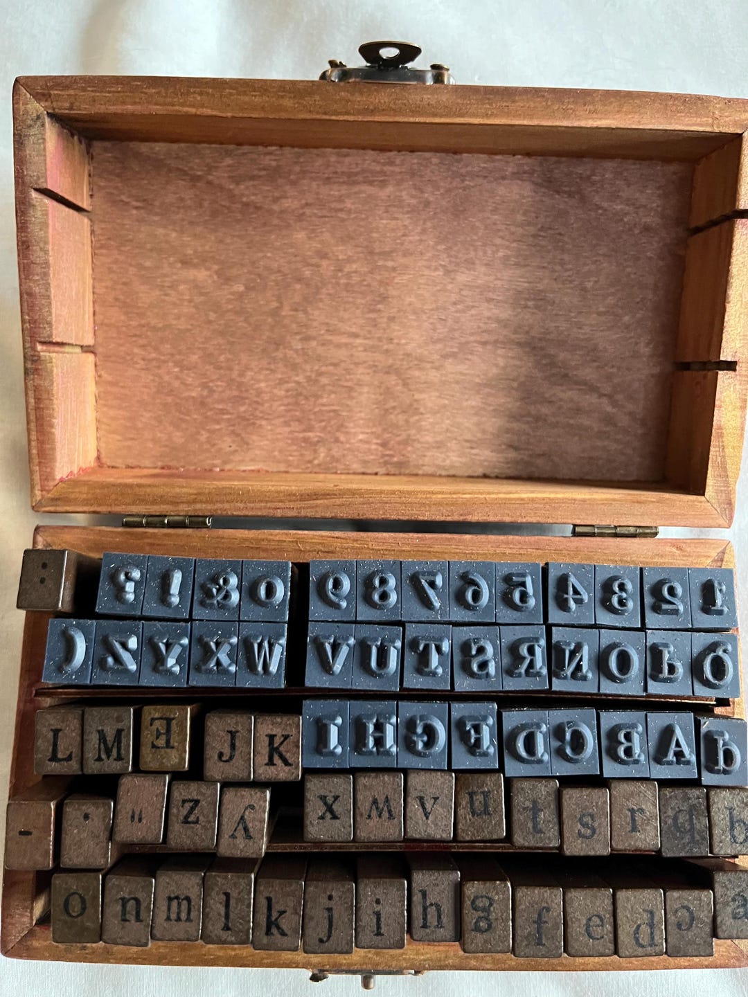 Alpha Bet 2 Abc3 Vintage Wood Box - Etsy
