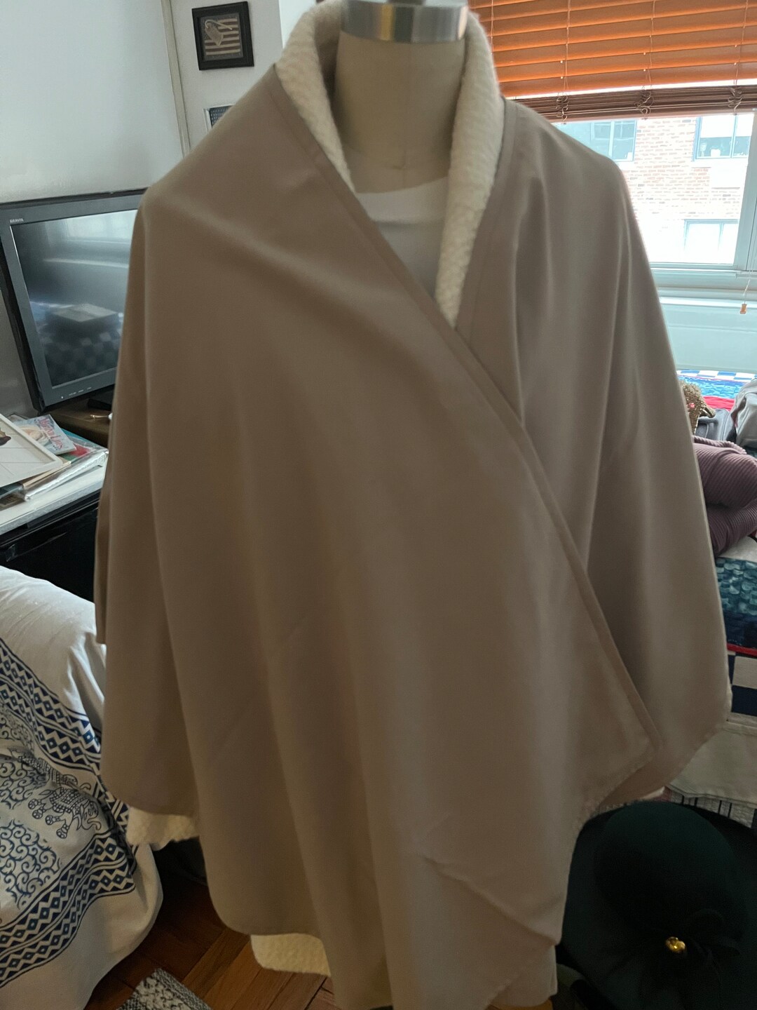 Vintage Reversible Cape Rainwear to Wool Plaid - Etsy