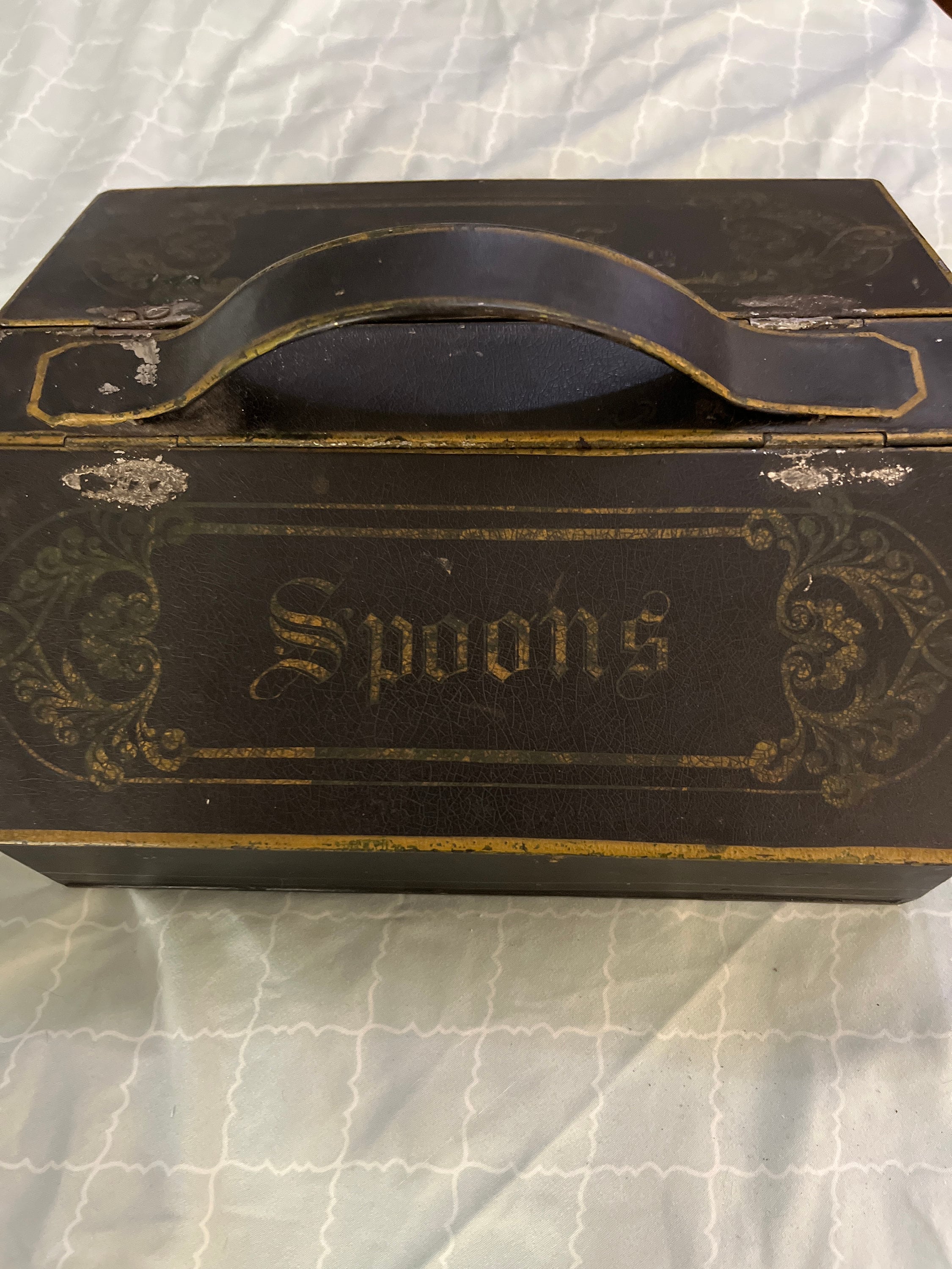 Victorian Farmhouse Antique Knife and Fork Urensil Box - Etsy