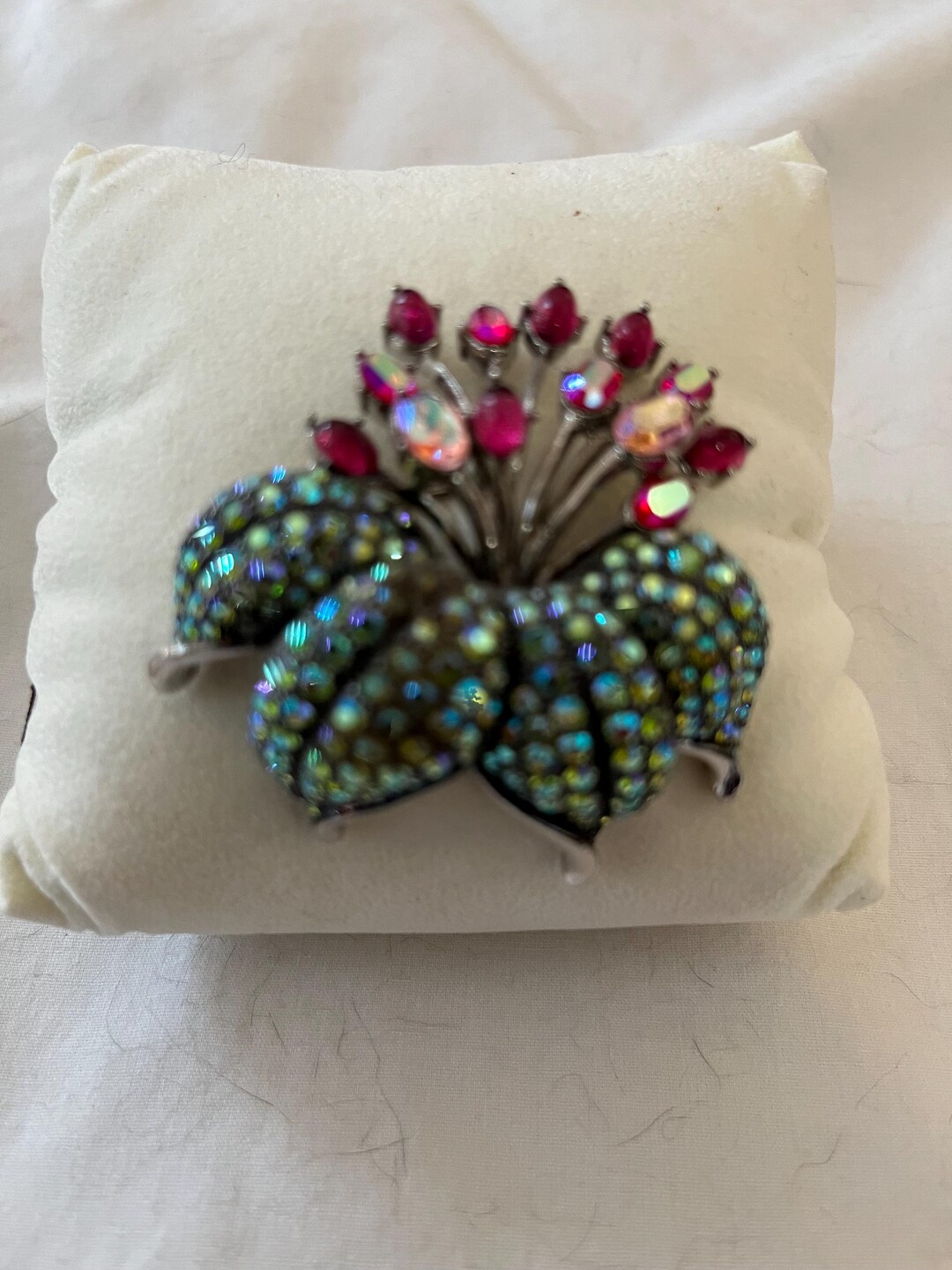Vintage Carolee Swarovski Brooch - Etsy