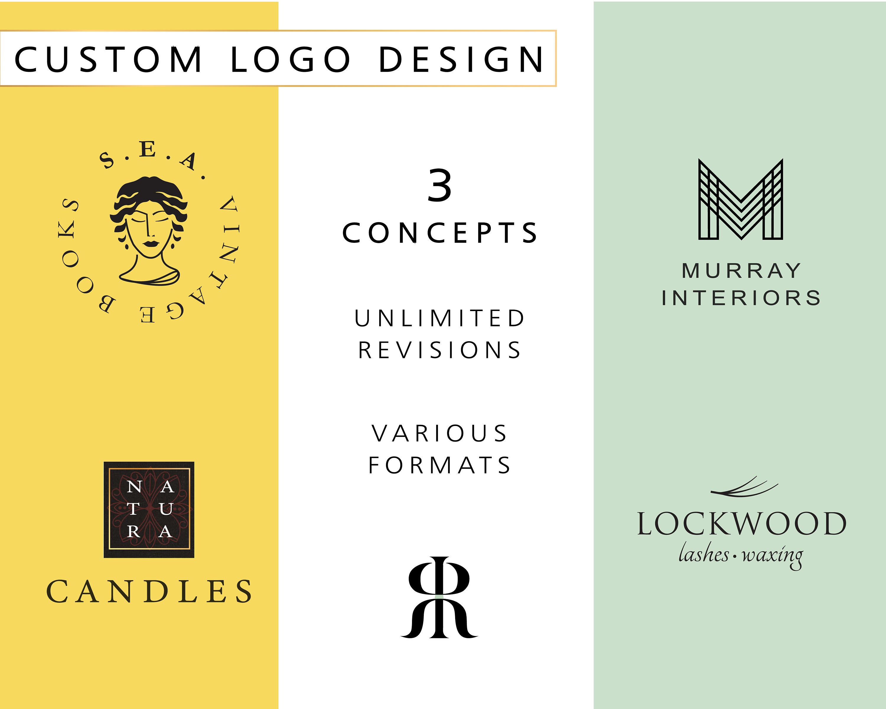 CUSTOM LOGO DESIGN custom logo modern logo graphic design | Etsy