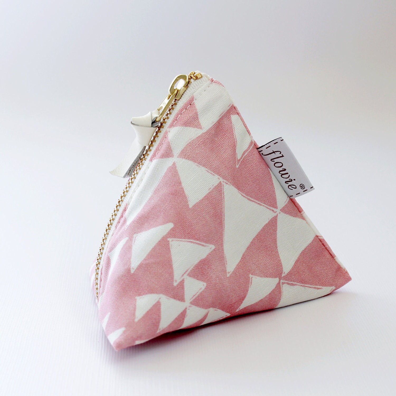 Triangle Zipper Pouch Triangle - Etsy