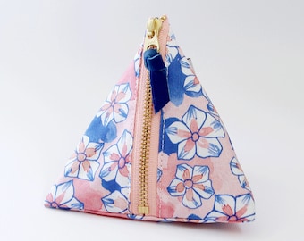 Triangle Zipper Pouch Triangle | Etsy