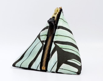 Triangle Zipper Pouch Triangle | Etsy