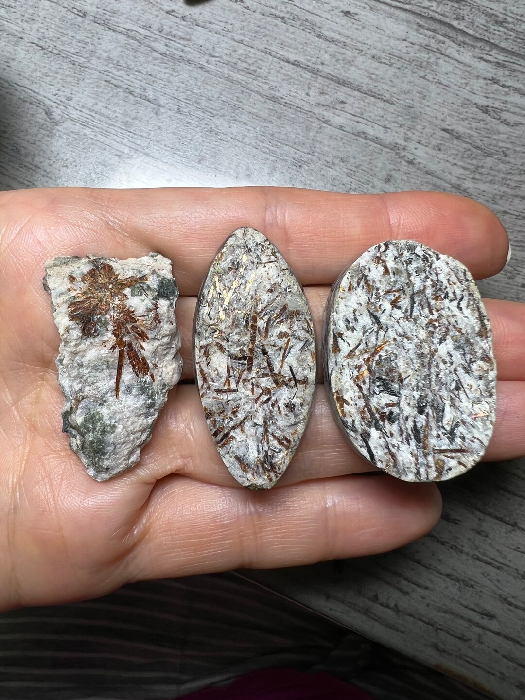 Astrophyllite Raw Cabochon, Rough Cabochon for Jewelry Making - Etsy