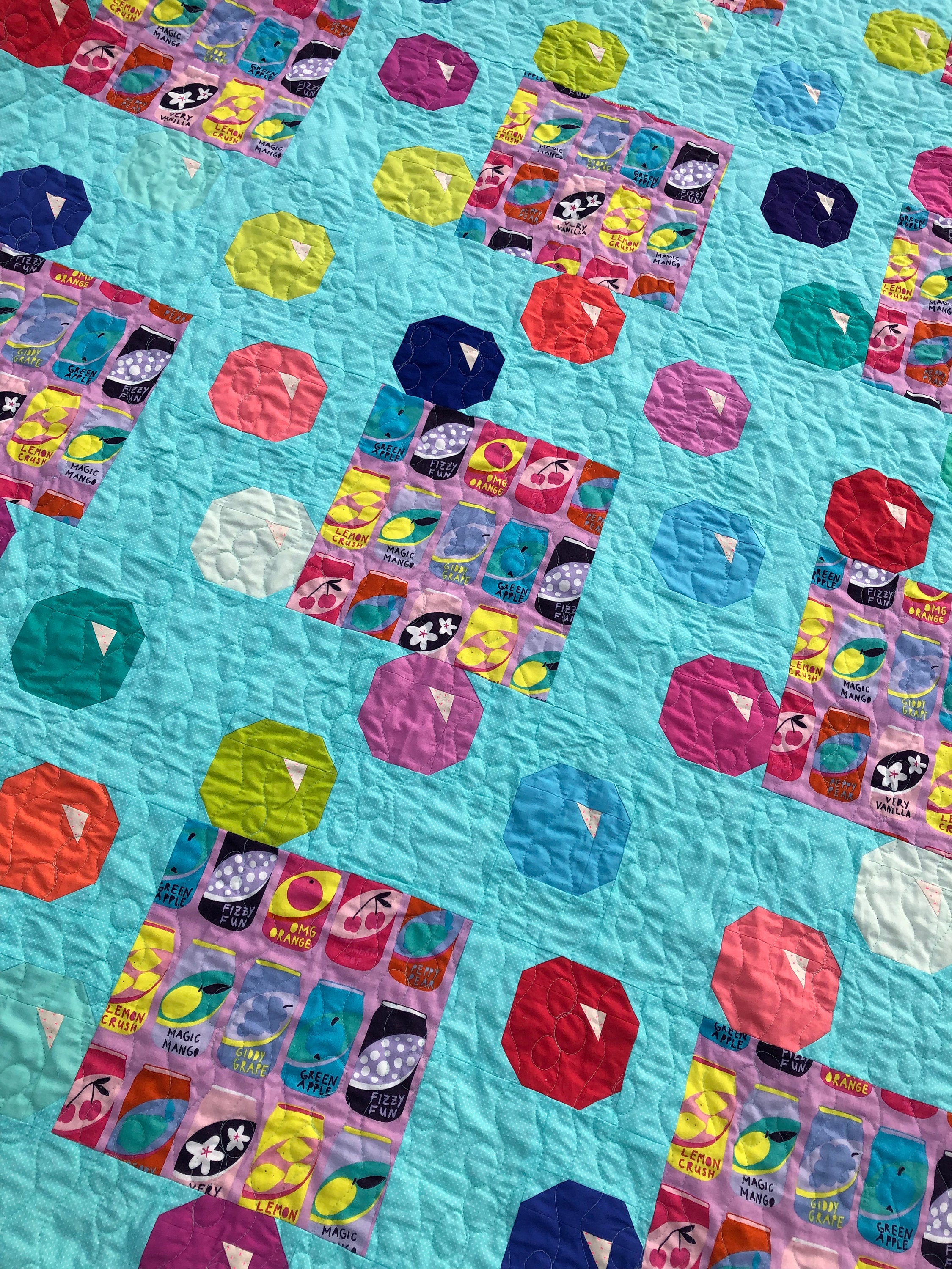 Fizzy Bubbles Quilt Pattern PDF - Etsy