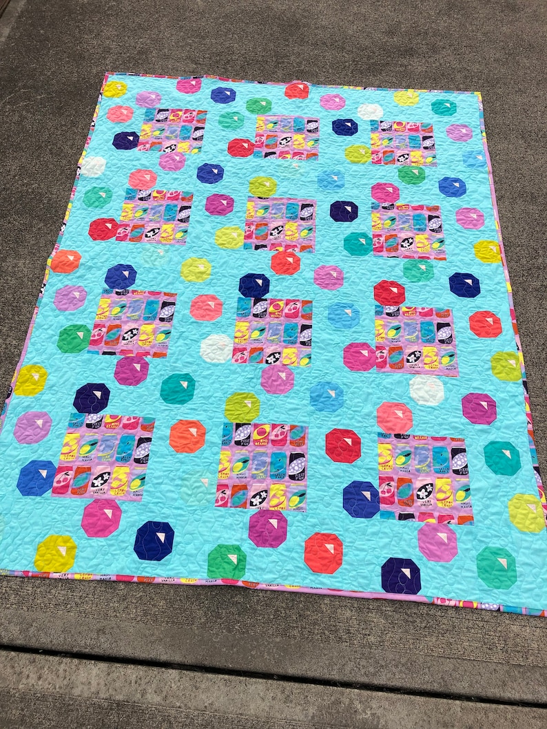 Fizzy Bubbles Quilt Pattern PDF - Etsy