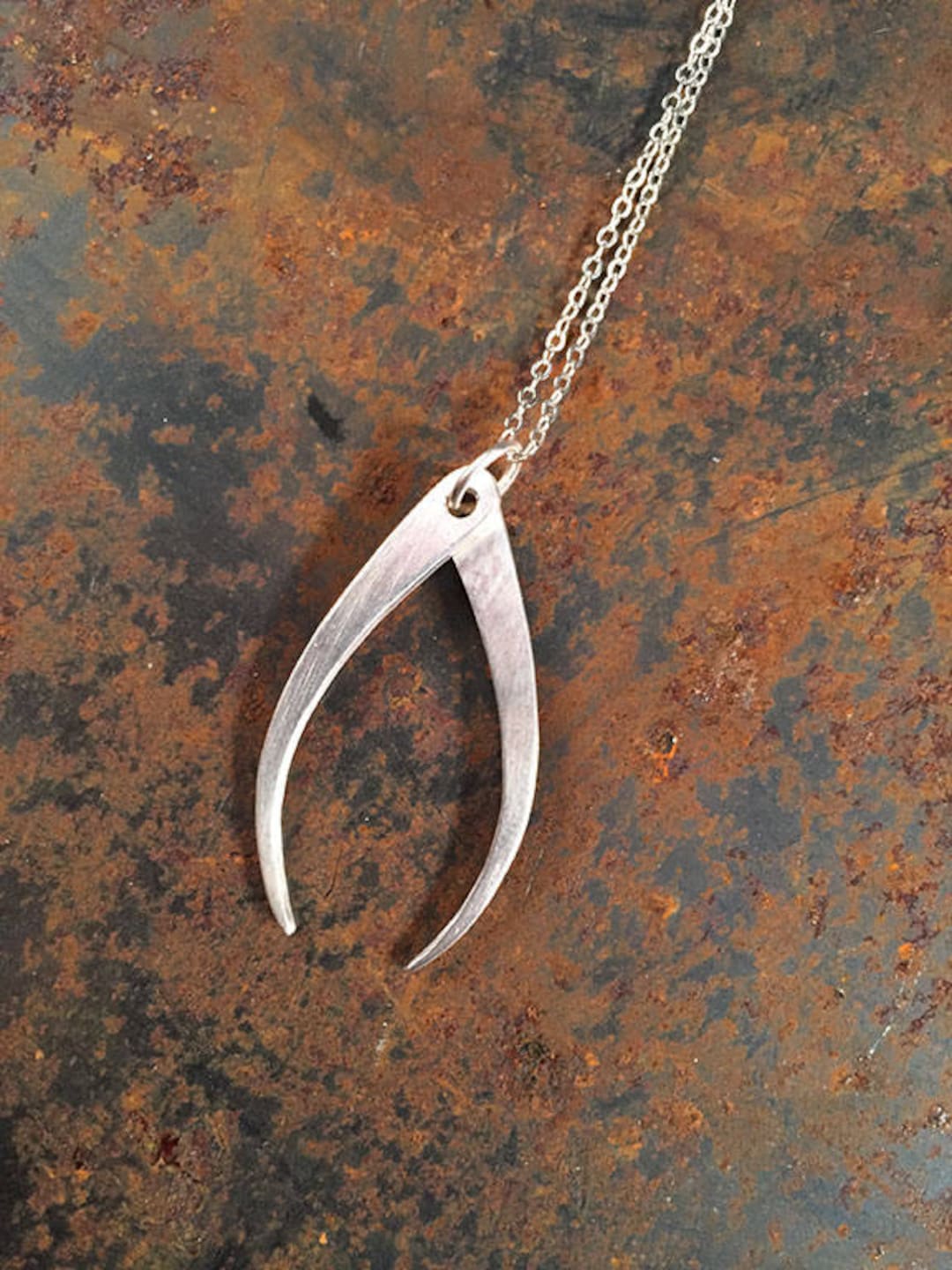 Calipers Pendant Necklace | Sterling Silver | Tool Engineer Measuring ...
