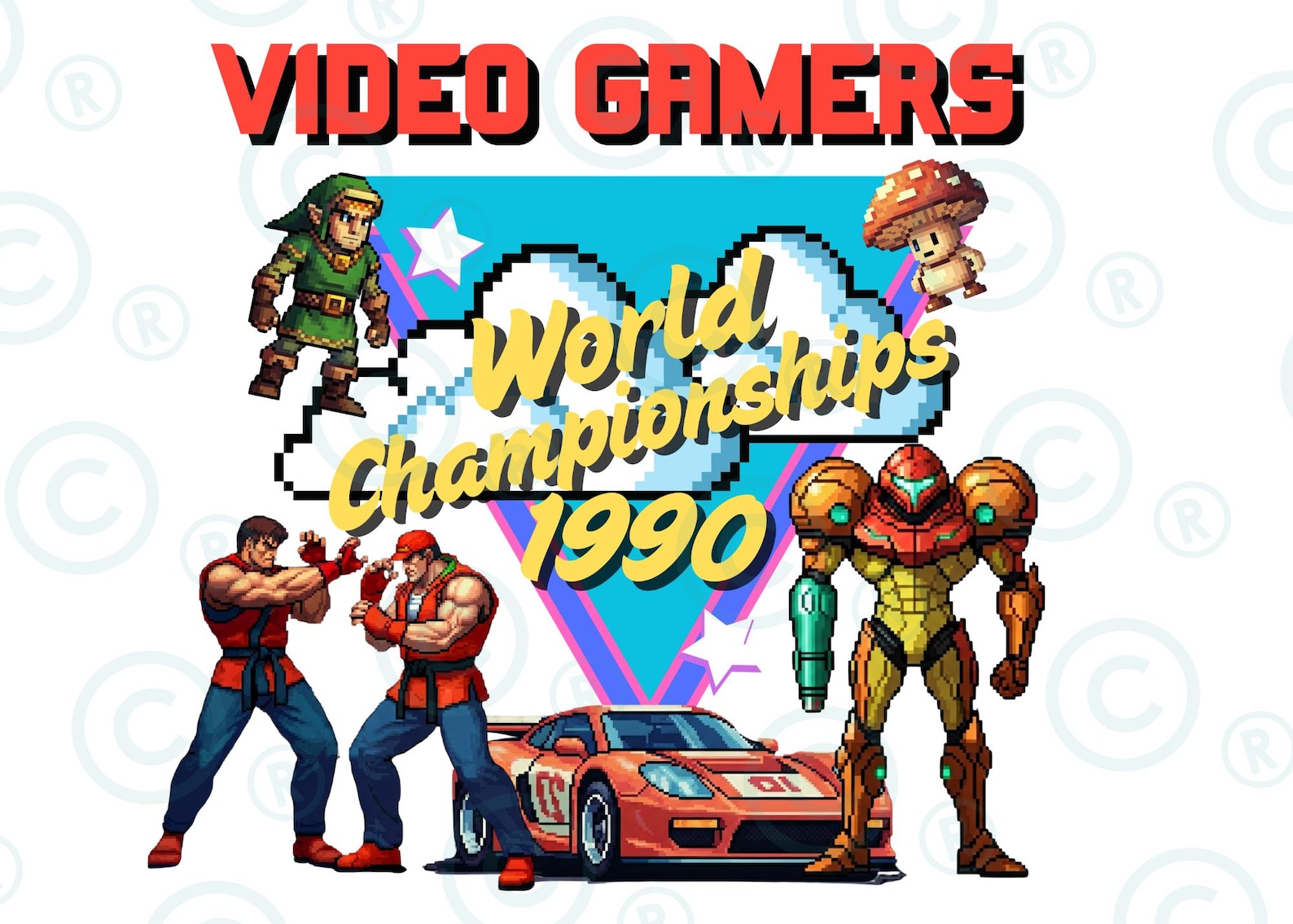 Vintage Retro Video Games PNG File Lot Clip Art Digital Download ...