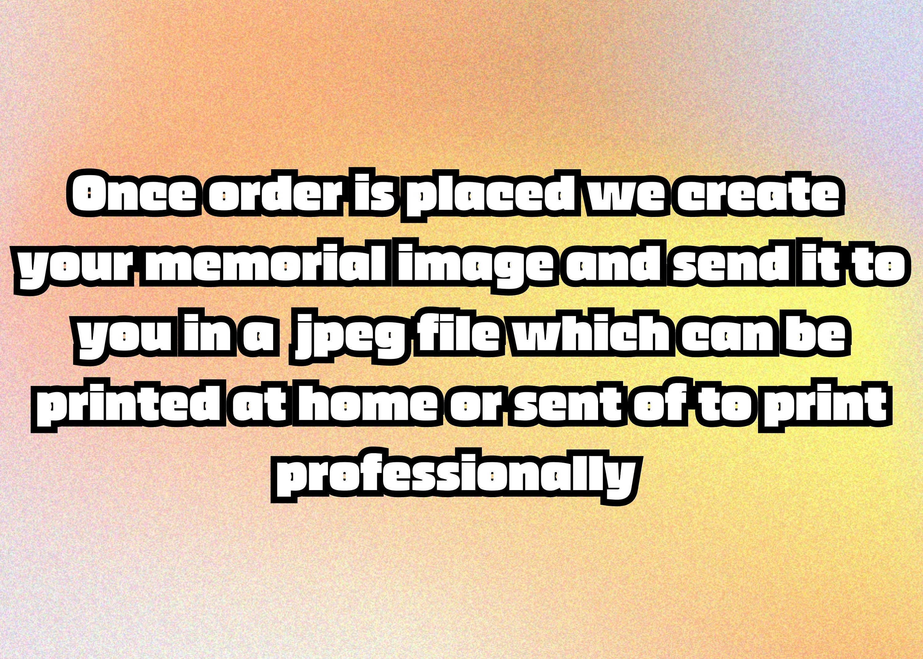 Custom Family Tribute Funeral Memorial Photo Customize Printable ...