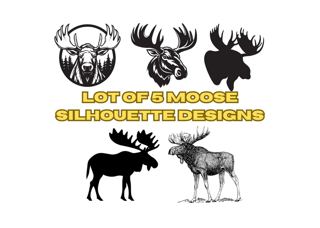 Hunting SVG / Moose Head SVG / Fishing SVG /cut File / Cricut ...