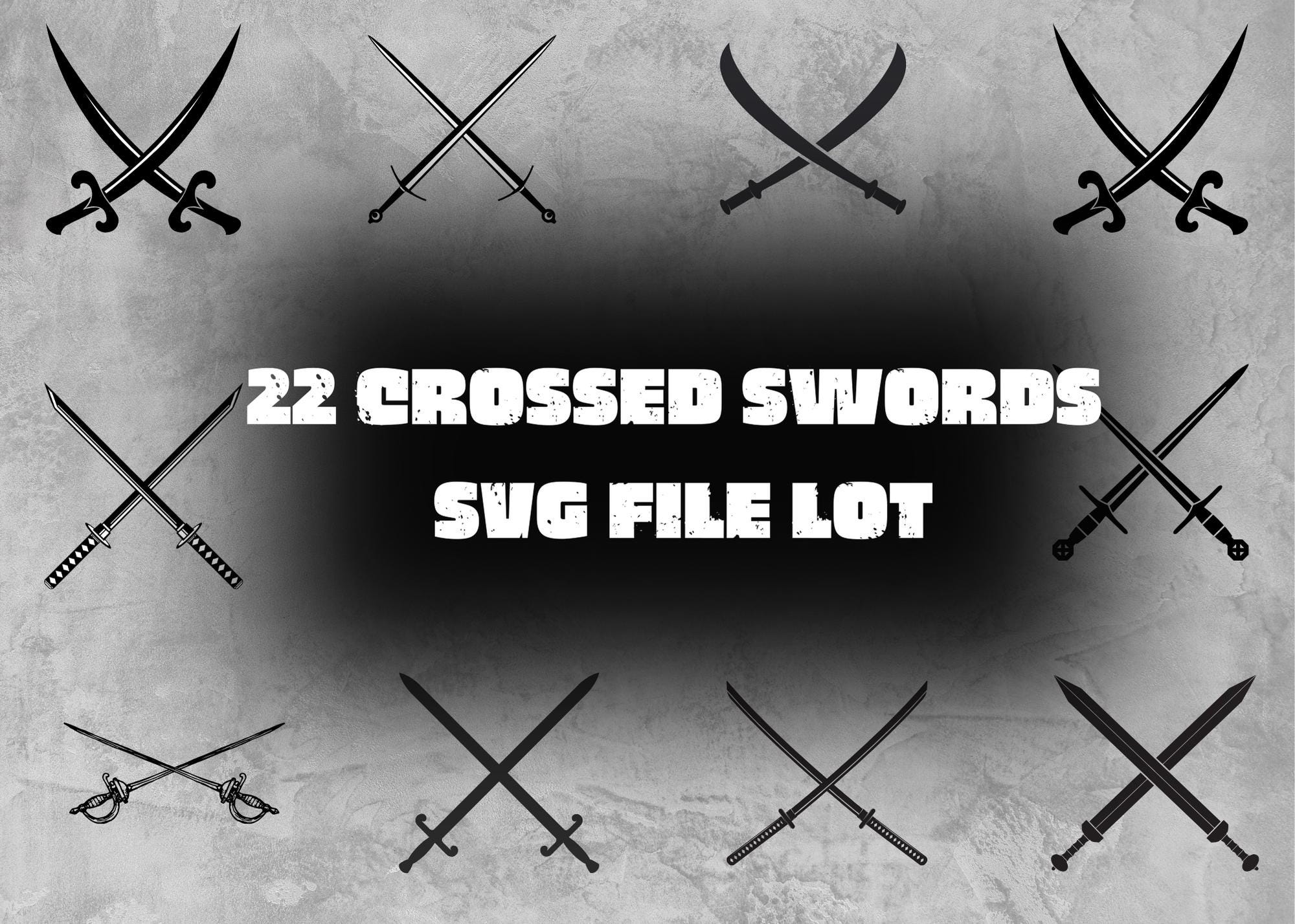 Crossed Swords SVG/ Military Weapon / Pirate Svg/ Weapon Svg/ Clipart ...