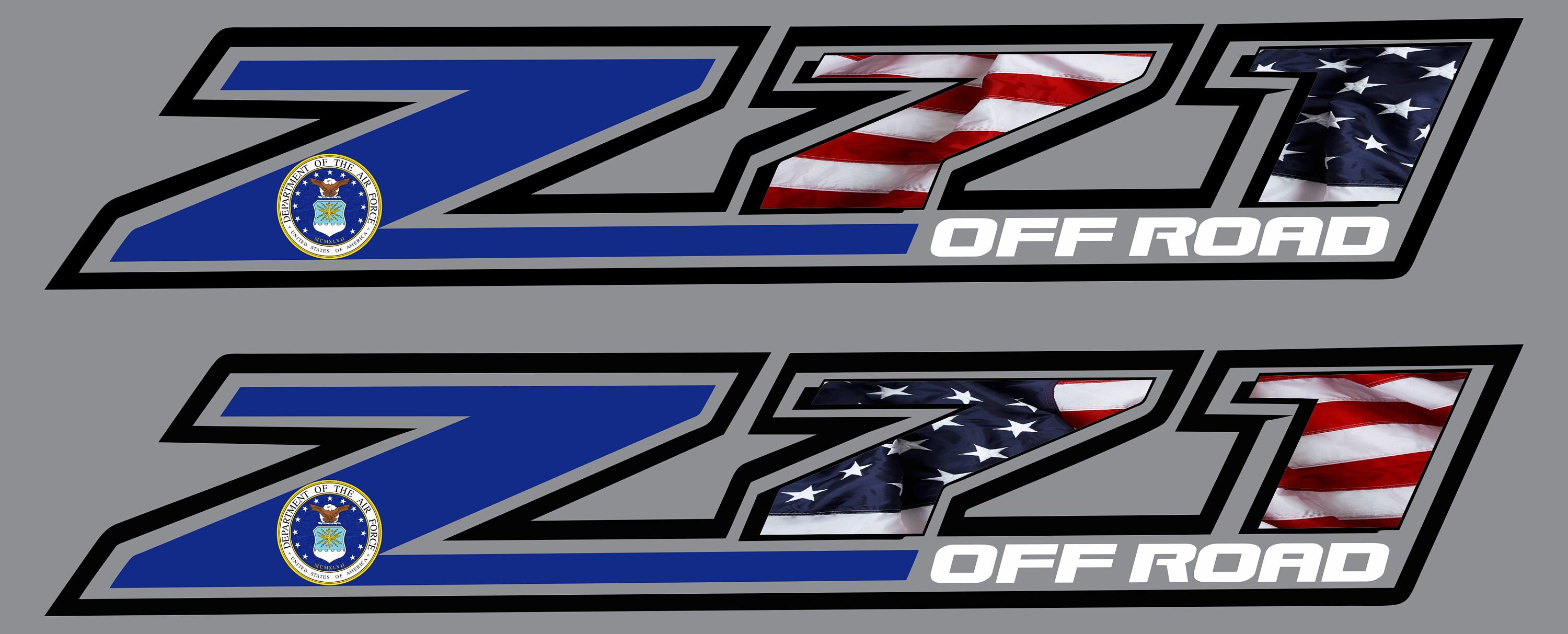 Military Edition Z71 Side Bed Decals (set of 2) Chevy Silverado Z71 - Etsy