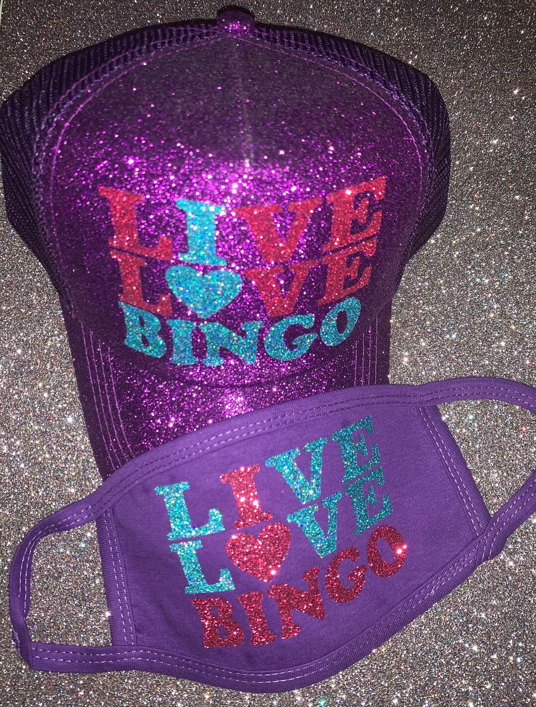 BINGO Hat and Mask Combo - Etsy