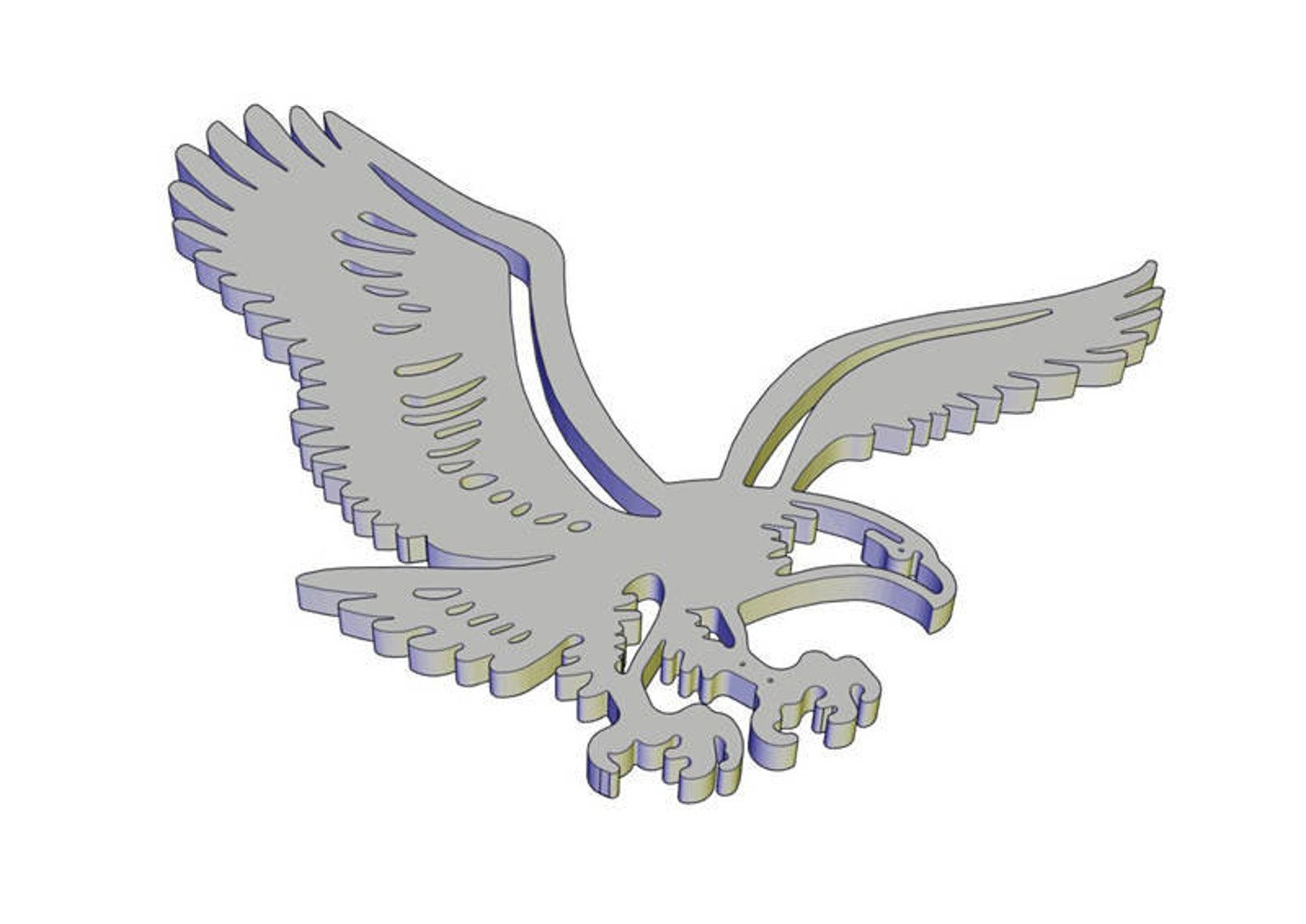 DXF and STL File-eagle - Etsy