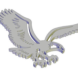 DXF and STL File-eagle - Etsy