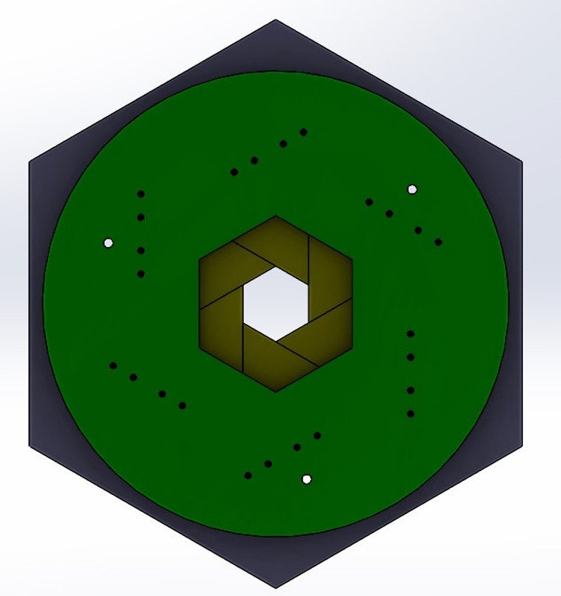 Sliding Iris Mechanism for Laser Cutting-6 Blades - Etsy