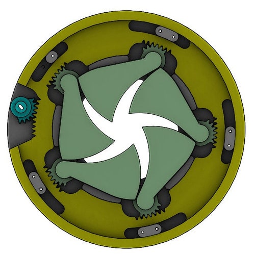 Mechanical Iris CAD File Instant Download DXF DWG Formats - Etsy