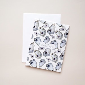 Aww... Shucks! Oyster Greeting Card, Thank You Card, Sorry Card - Etsy