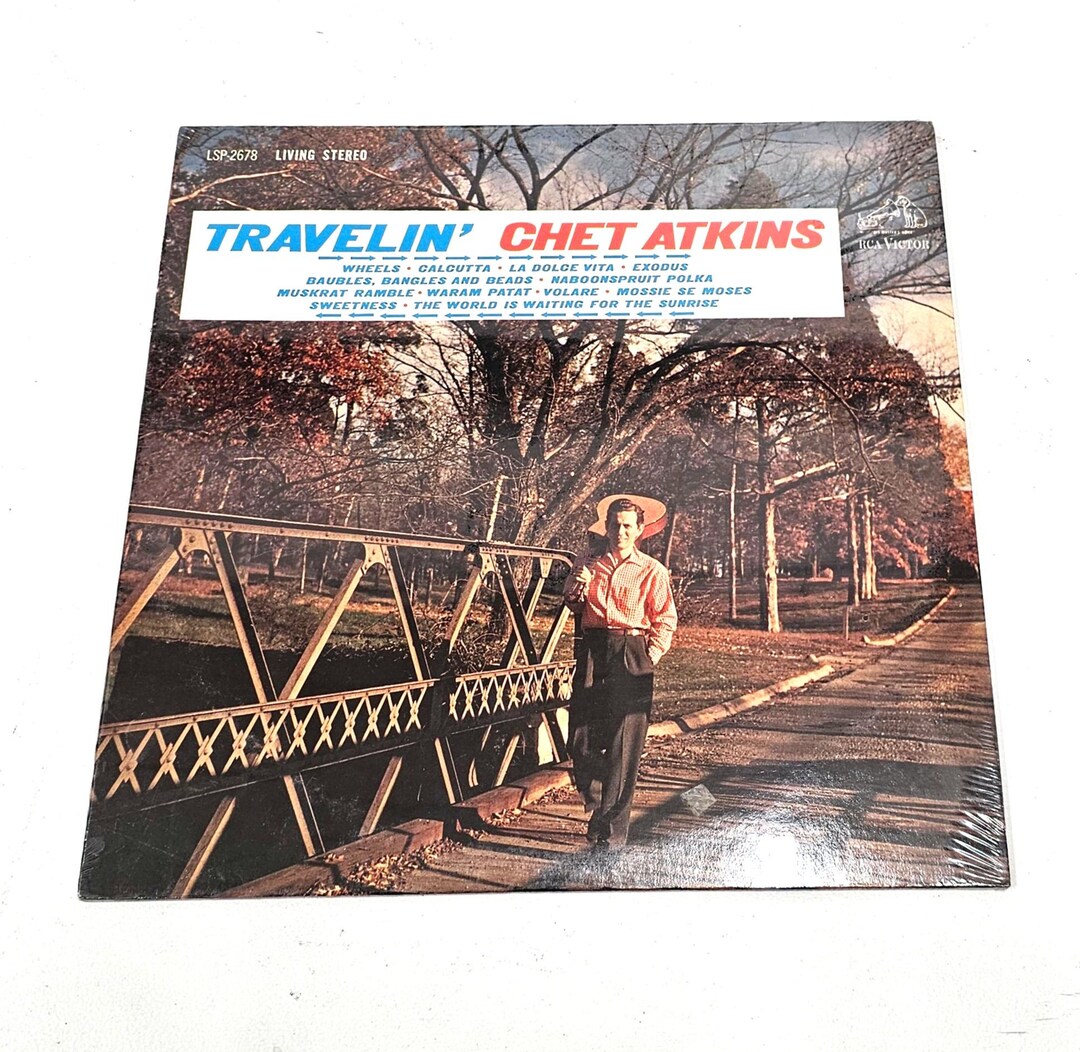 Vintage 1963 Chet Atkins Travelin' Sealed Vinyl LP Record - Etsy
