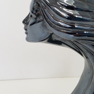 Vintage Art Deco Windswept Woman Sculpture Sittre Ceramic Products - Etsy