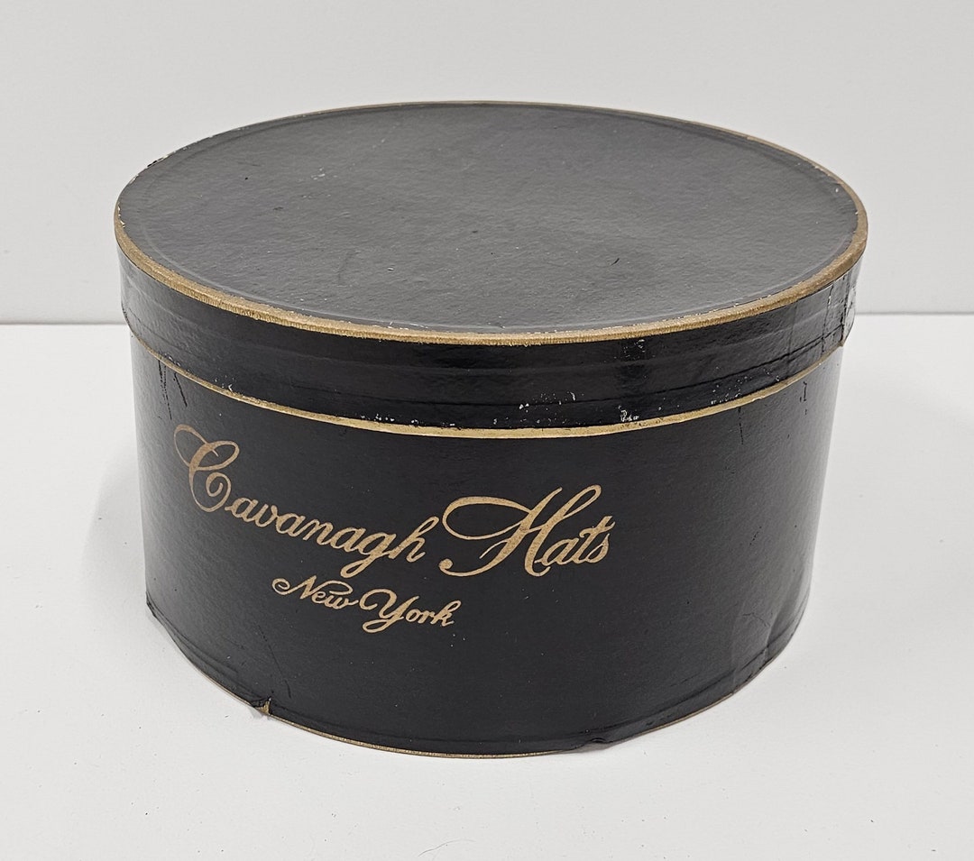 Vintage Cavanagh Hats New York Hat Box Top Hat Fedora Hat Box - Etsy