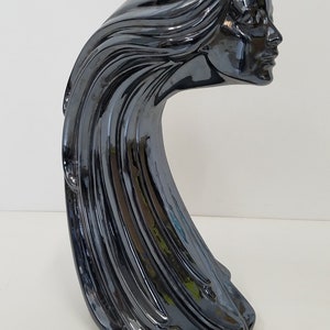 Vintage Art Deco Windswept Woman Sculpture Sittre Ceramic Products - Etsy