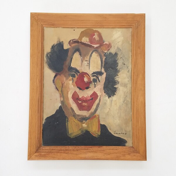Clown Painting - Etsy