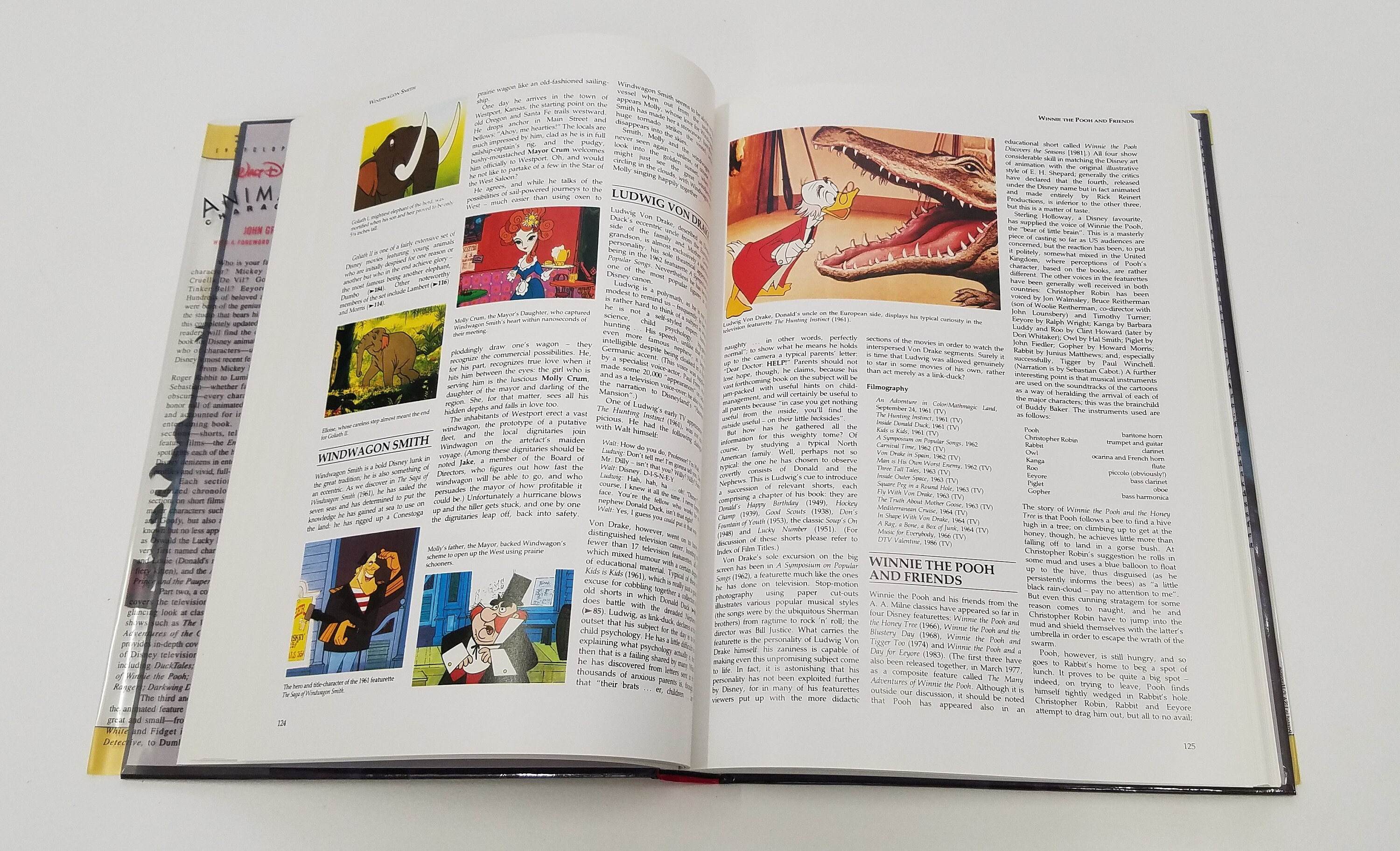 Vintage Walt Disney's Encyclopedia of Animated Characters Book by John ...