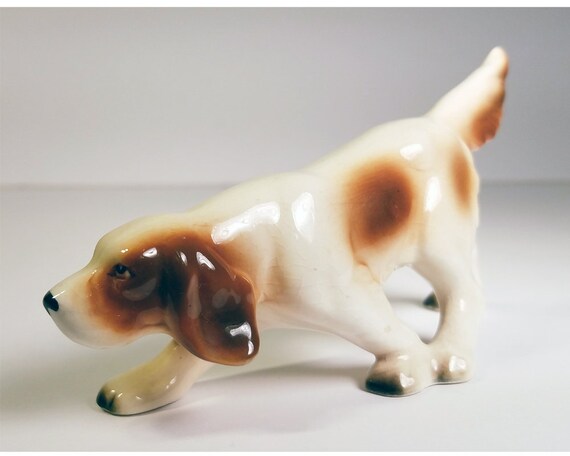 Vintage Ceramic Pointer Dog Made in Japan - Etsy UK