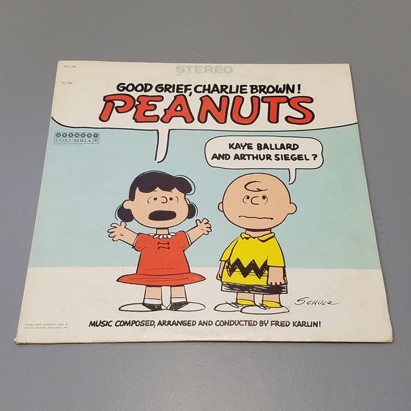 Charlie Brown Record - Etsy