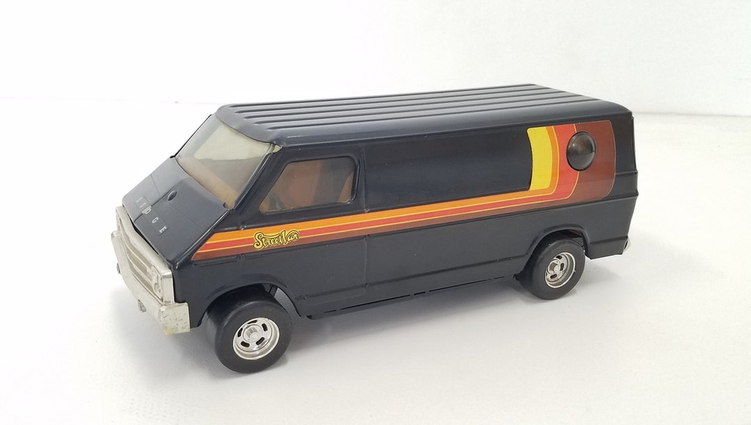 Vintage 1970s Ertl Dodge Street Van With Bubble Window and Black and ...