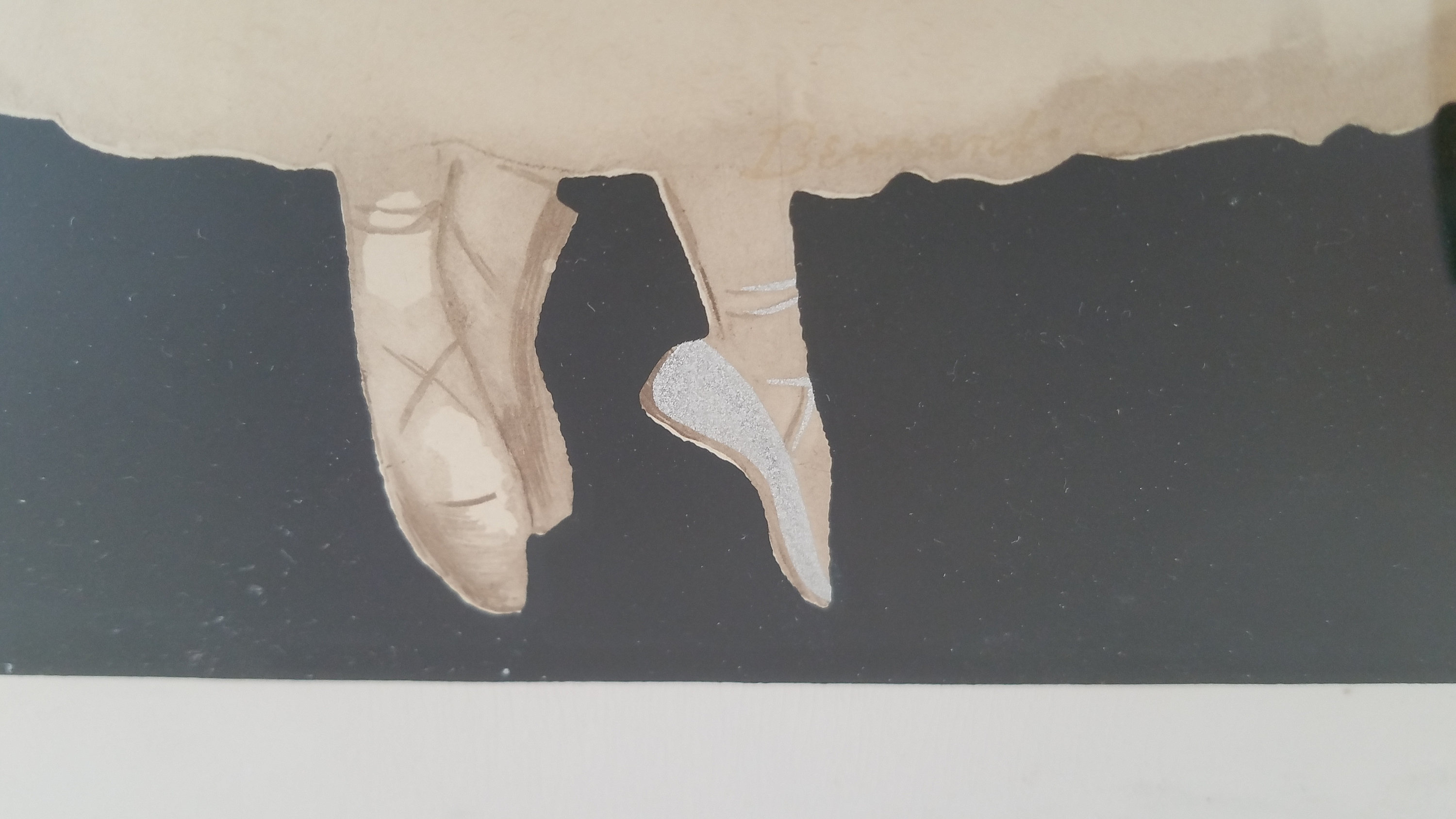 Vintage Hand Colored Bernard NYC Screengraphed Ballet Print - Etsy