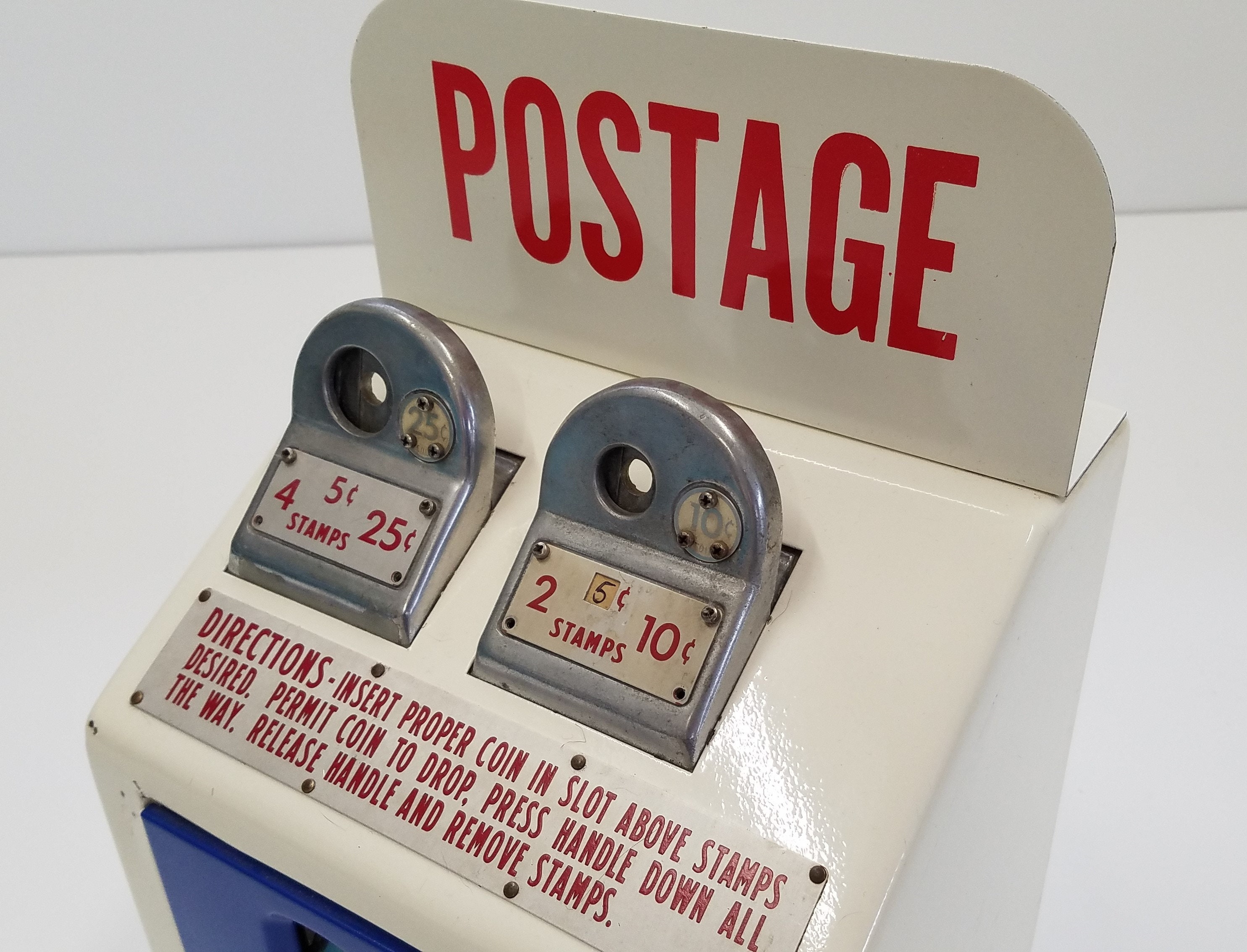 Vintage American Postmaster Postage Stamp Machine by Dillon ...
