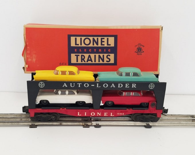 Vintage 1950s Lionel Trains Auto-loader 6414 Train Car Complete With ...