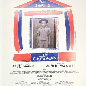 Vintage the Capeman Broadway Poster - Paul Simon - Etsy