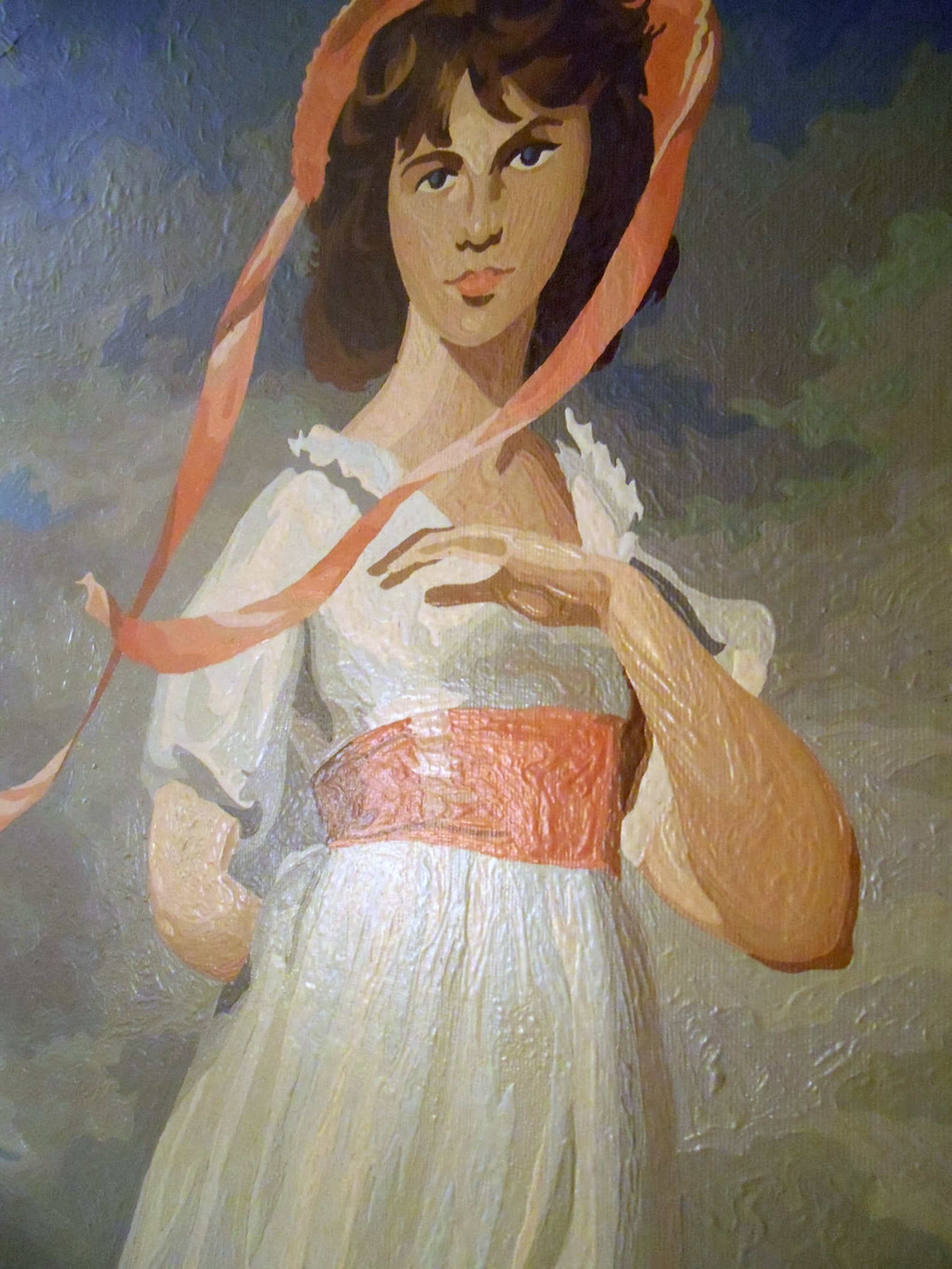 Vintage Thomas Lawrence 'pinkie' Paint-by-numbers Painting LARGE - Etsy