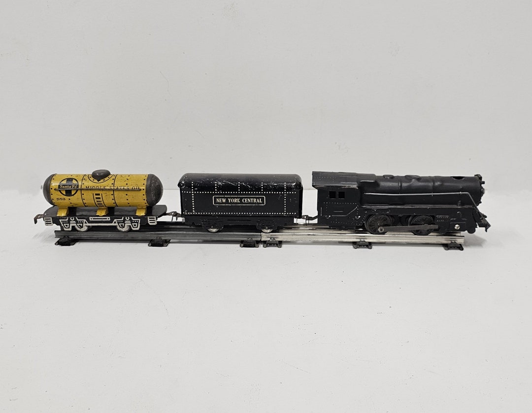 Vintage Marx Train Engine, Marx New York Central Coal Car, Marx Santa ...