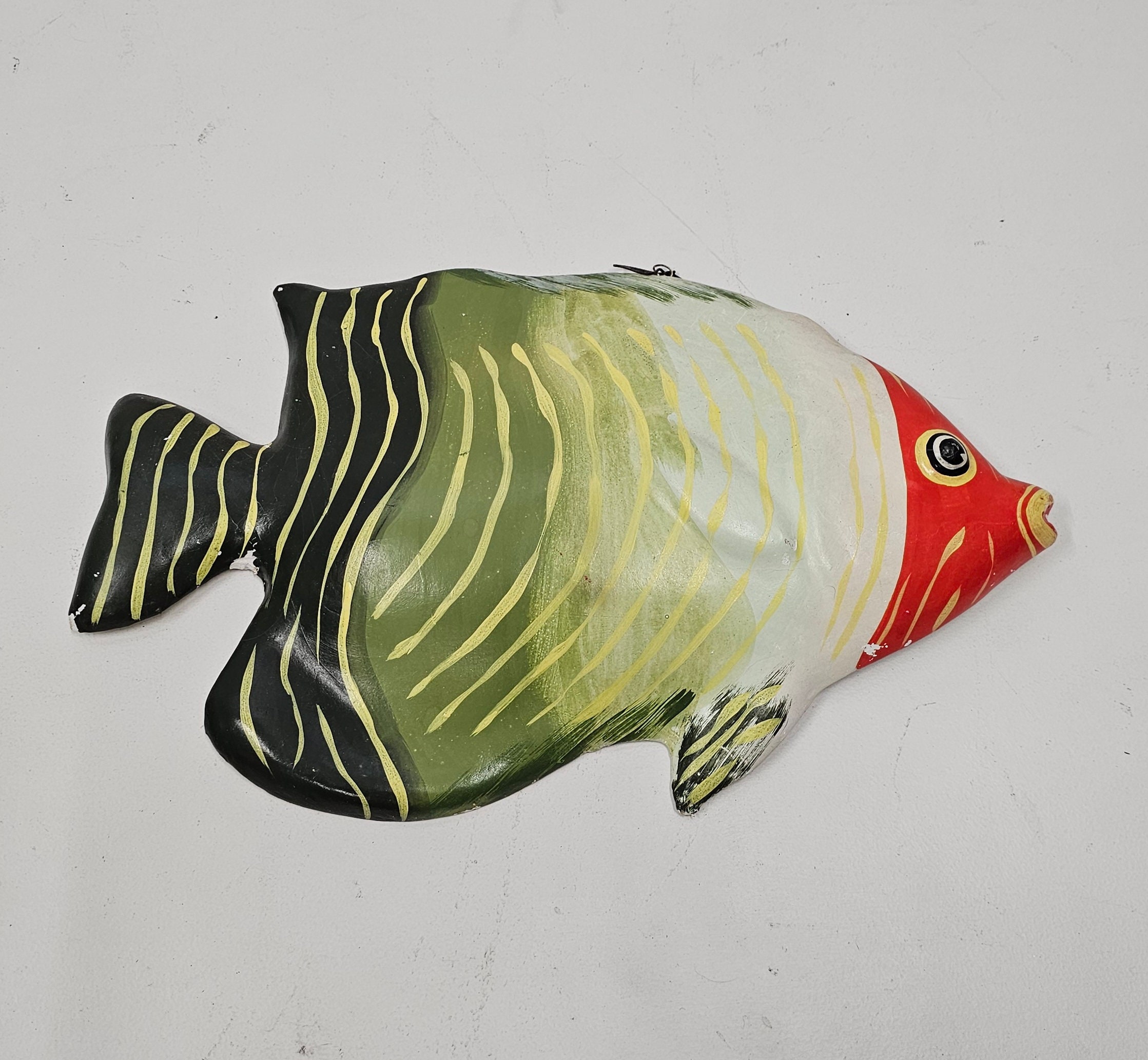 Vintage 3-D Wall Fish Handpainted Triggerfish School of Fish - Etsy