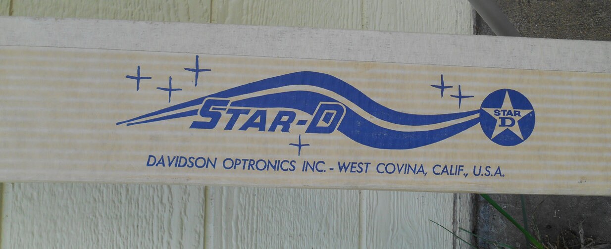 Vintage Star D Davidson Optronics Continental Tripod - Etsy