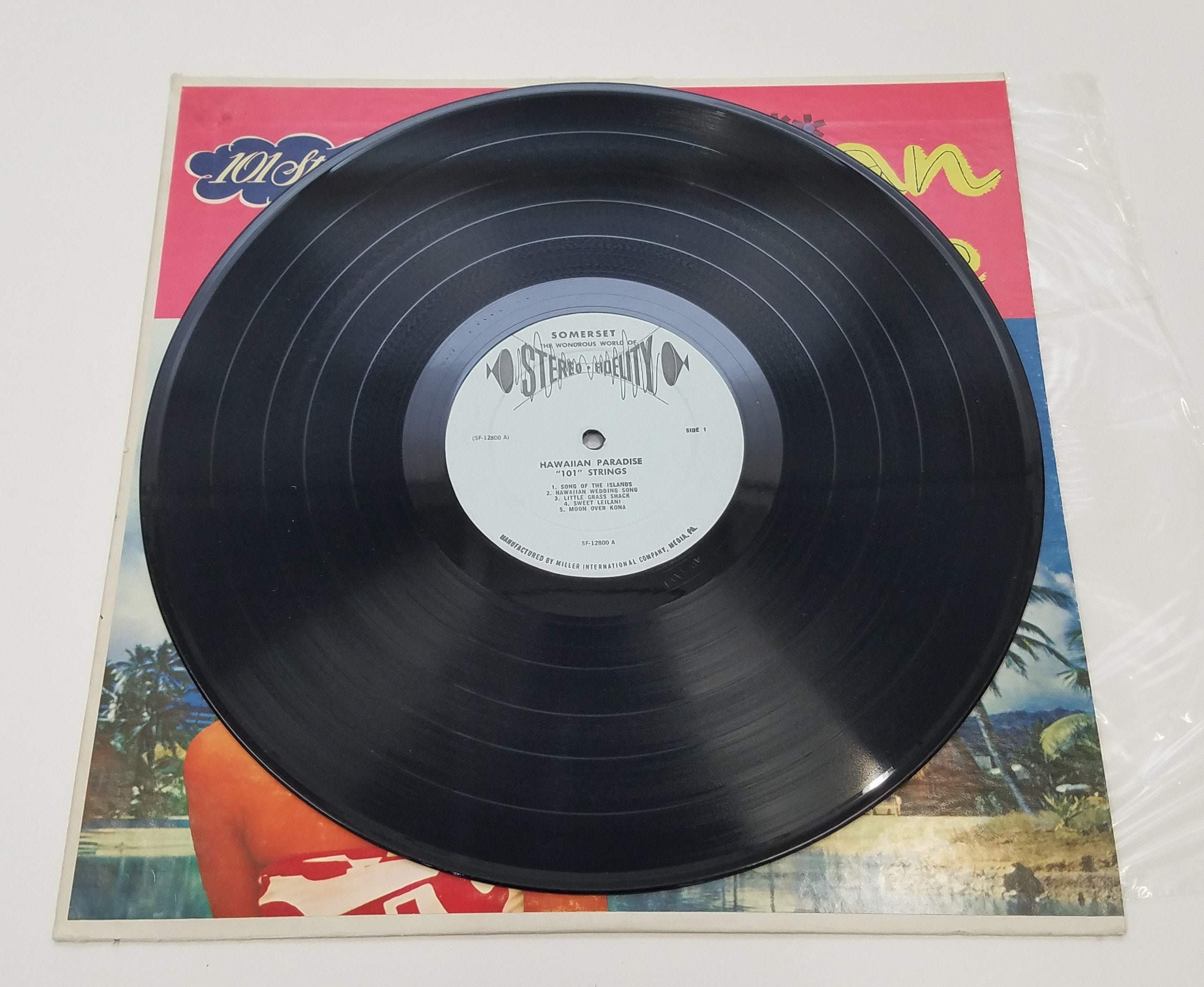 Vintage Hawaiian Paradise 101 Strings Vinyl Record LP SF 12800 Somerset ...