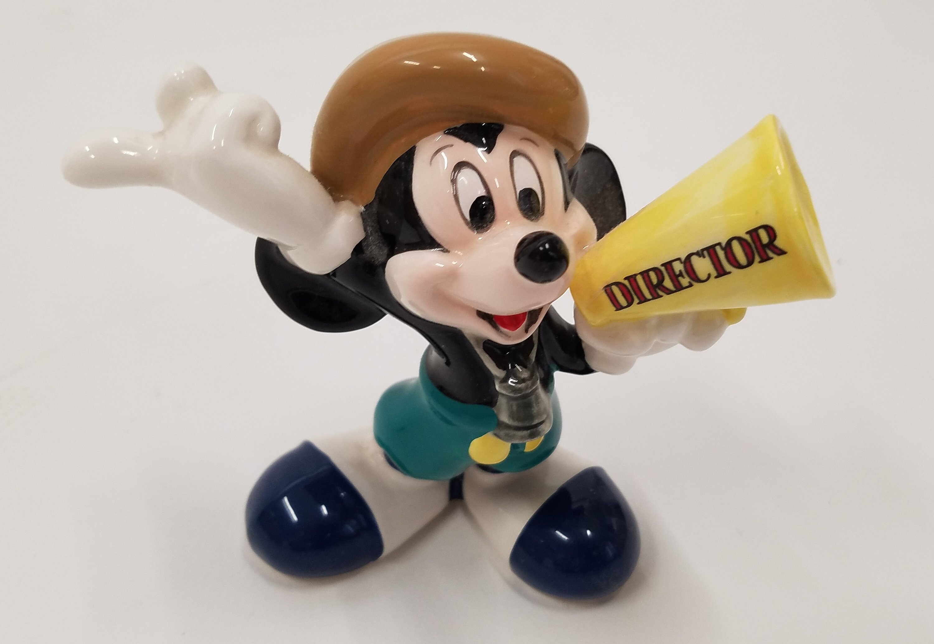 Vintage Walt Disney Mickey Mouse Director Figurine Made in - Etsy