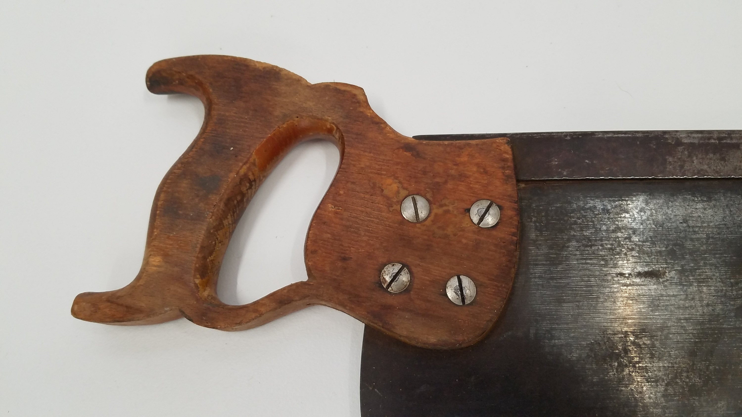 Vintage Henry Disston and Sons Mitre Box Saw - Warrented Cast Steel ...