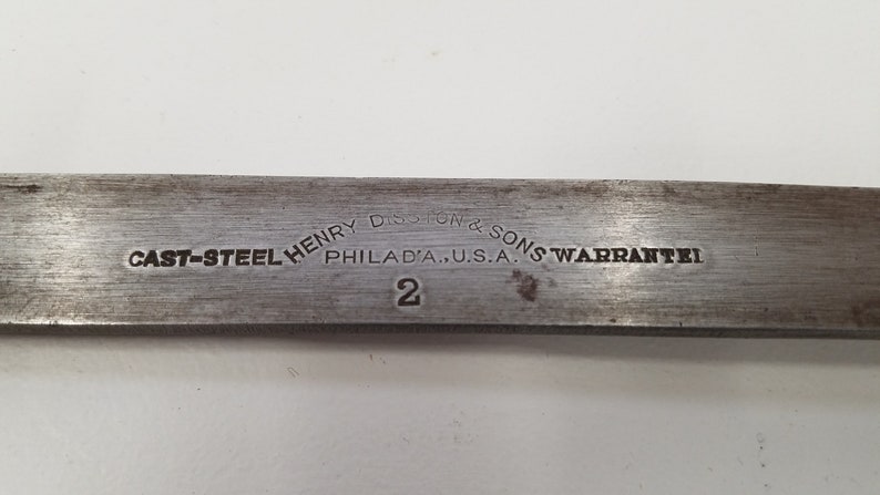 Vintage Henry Disston & Sons Hacksaw No. 2 Disston Hand Saw Disston ...