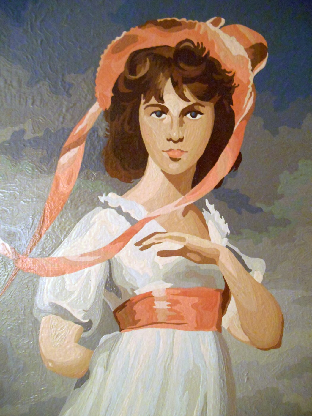 Vintage Thomas Lawrence 'pinkie' Paint-by-numbers Painting LARGE - Etsy