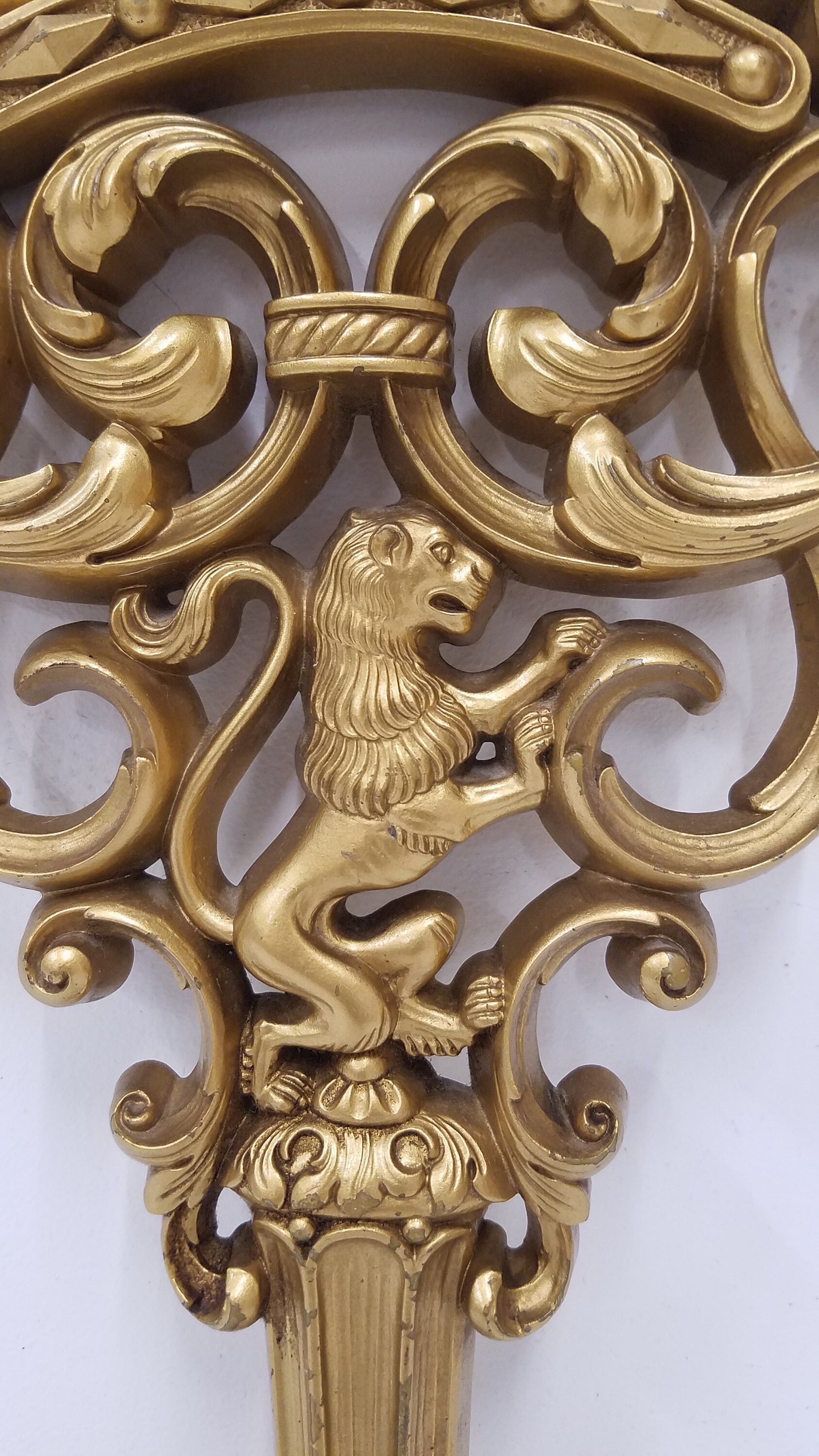 Vintage Mid-century Syroco Gold Skeleton Key Wall Decoration - Etsy