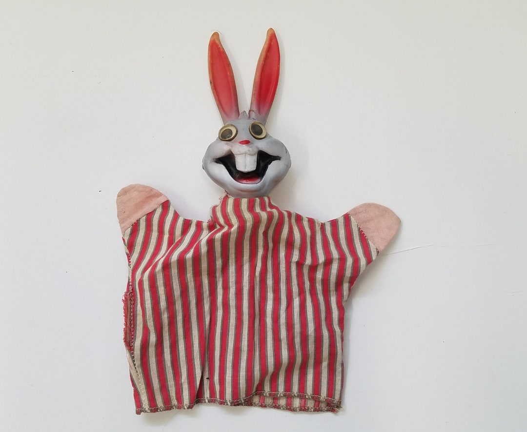 Vintage Gund Bugs Bunny Hand Puppet Warner Brothers Looney Tunes - Etsy