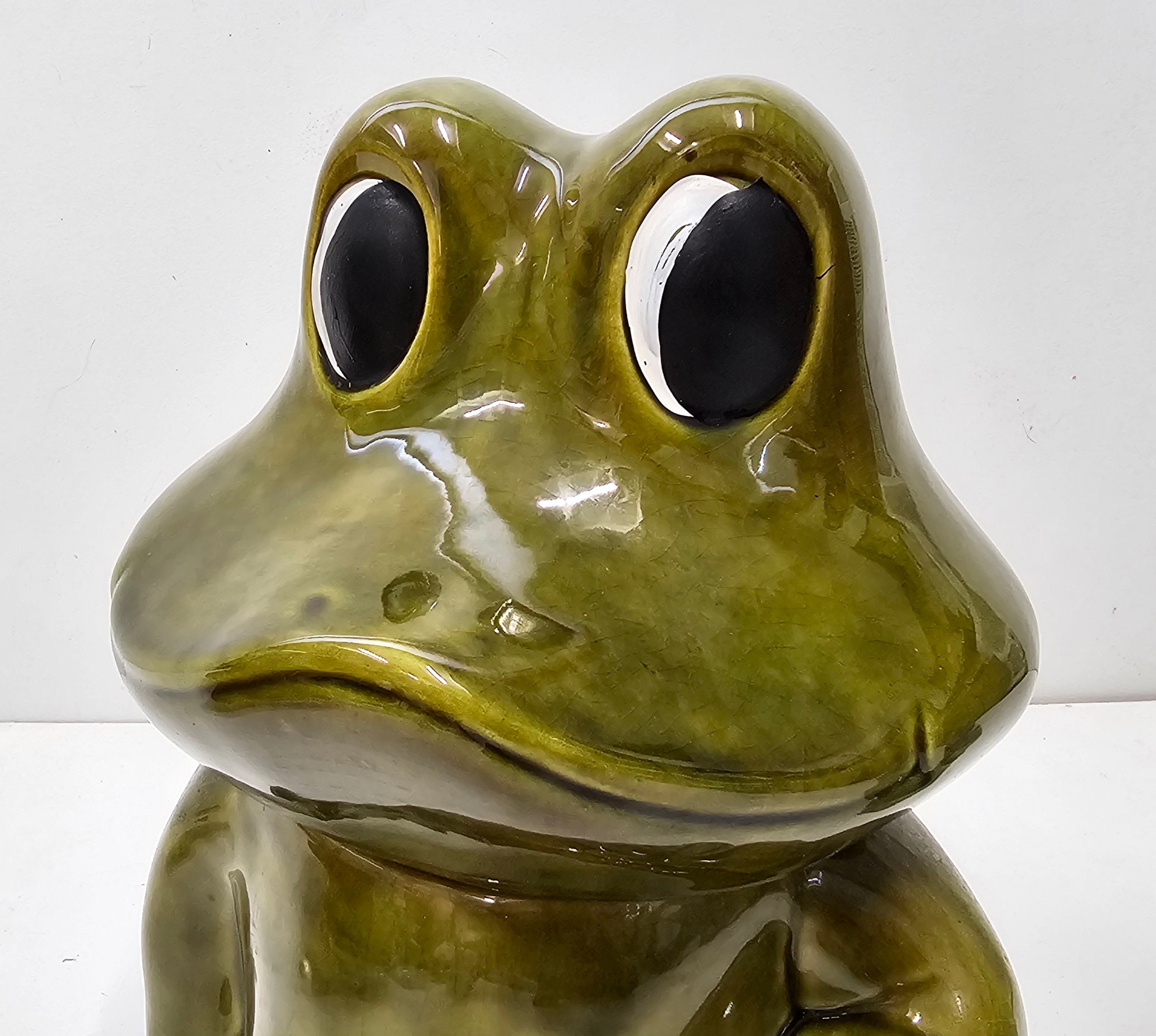 Vintage Neil the Frog Ceramic Cookie Jar LARGE - Etsy