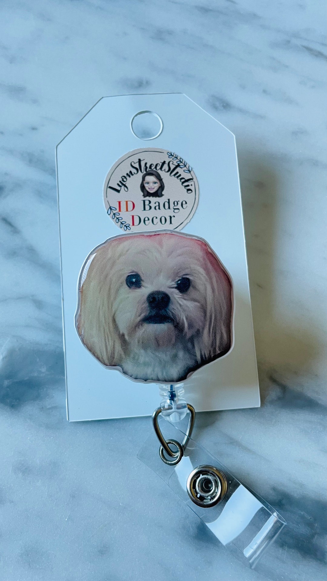 Custom Photo ID Badge Reel: Personalized Badge Cover - Etsy UK